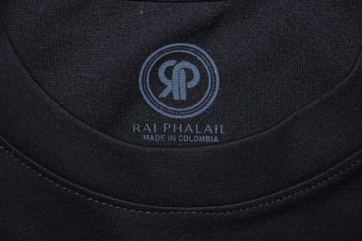 Rai Phalail Cotton T-shirt | Black – Perfume Plus Outlet