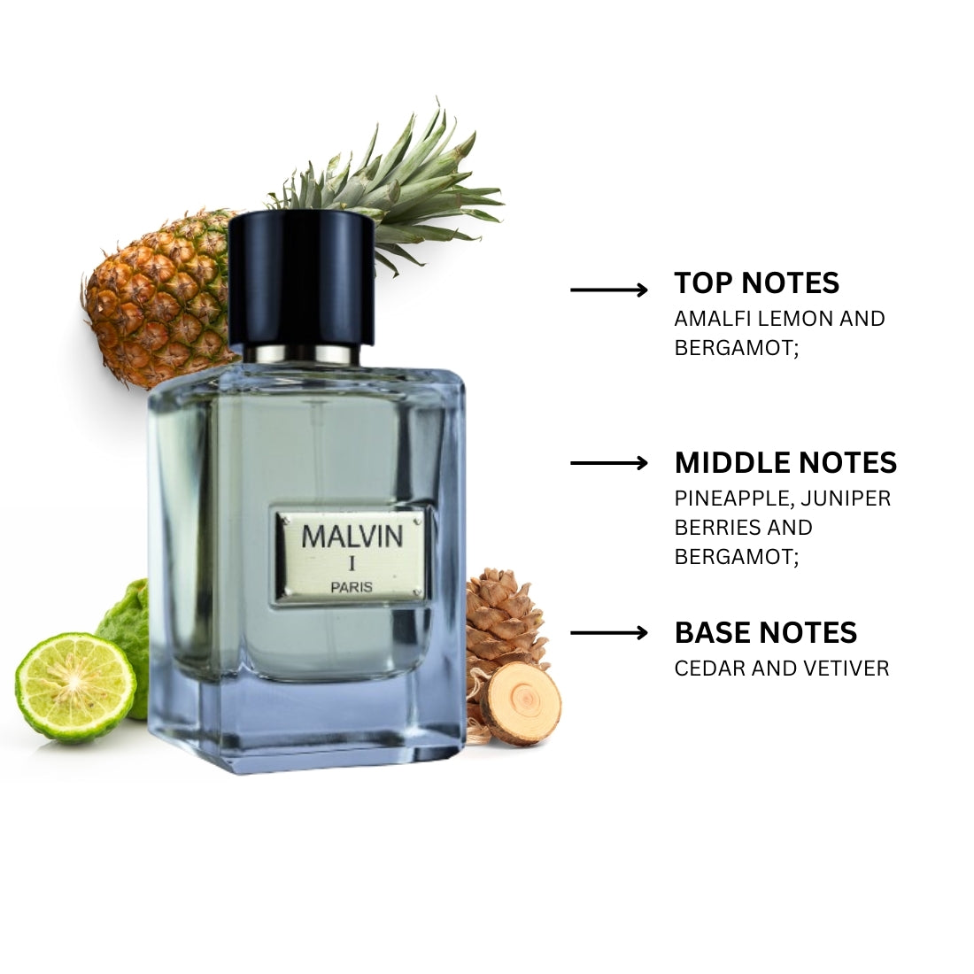 Malvin I for Men By Lorientale Fragrances Eau de Parfum 3.4 oz ...