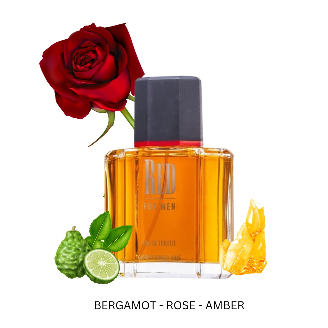 Red For Men By Giorgio Beverly Hills Eau De Toilette Spray 3.4 oz ...