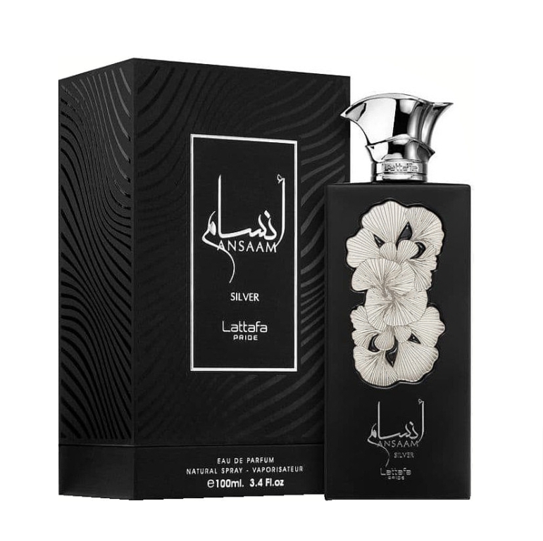 Ansaam Silver by Lattafa Eau De Parfum Spray 3.4 oz – Perfume Plus Outlet